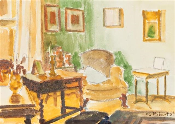 William Goodridge Roberts | The Artist's Ottawa Studio (1931) | MutualArt