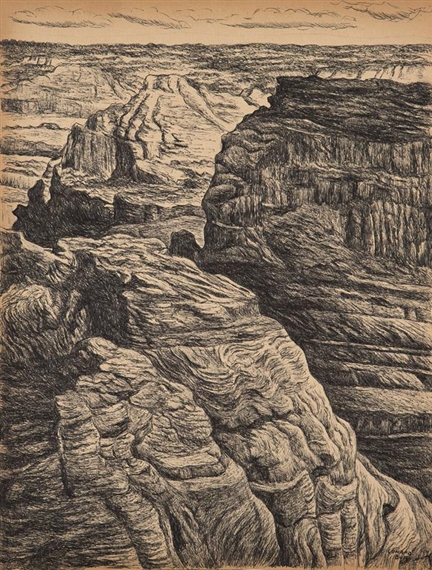 Conrad Buff | Canyon interior | MutualArt