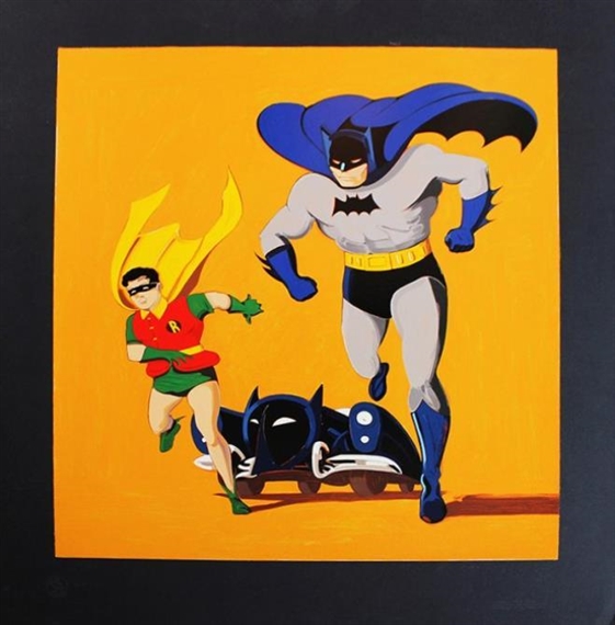 Mel Ramos | Batman, Robin and Batmobile (1989) | MutualArt
