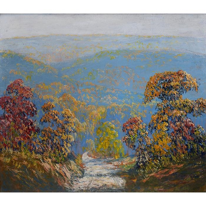 John Wesley Hardrick | Indiana Landscape (Circa 1940) | MutualArt