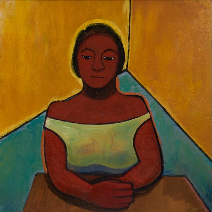 Thelma Johnson Streat | Seated Woman (Circa 1950) | MutualArt