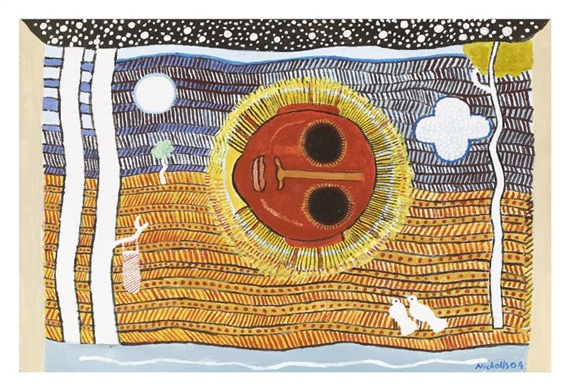 Trevor Nickolls | Floating Head (2004) | MutualArt