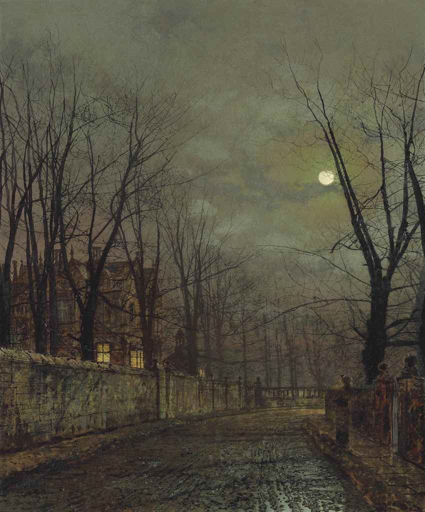 John Atkinson Grimshaw | Midsummer Night or Iris (1876) | MutualArt