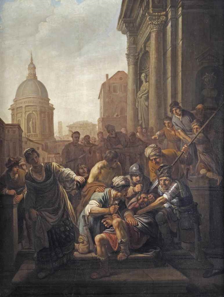 Claes Cornelisz. Moeyaert | The Blinding of Samson | MutualArt