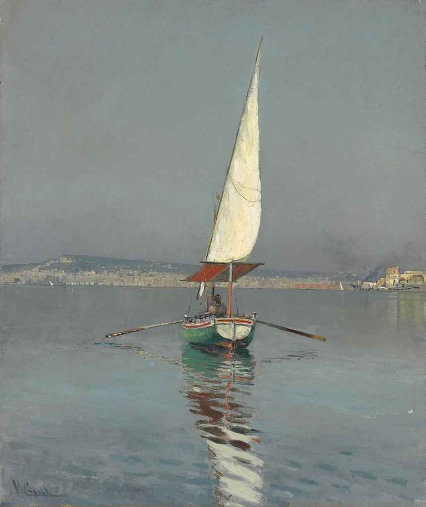 Vincenzo Caprile | A fisherman on a boat close to the Neapolitan coast ...