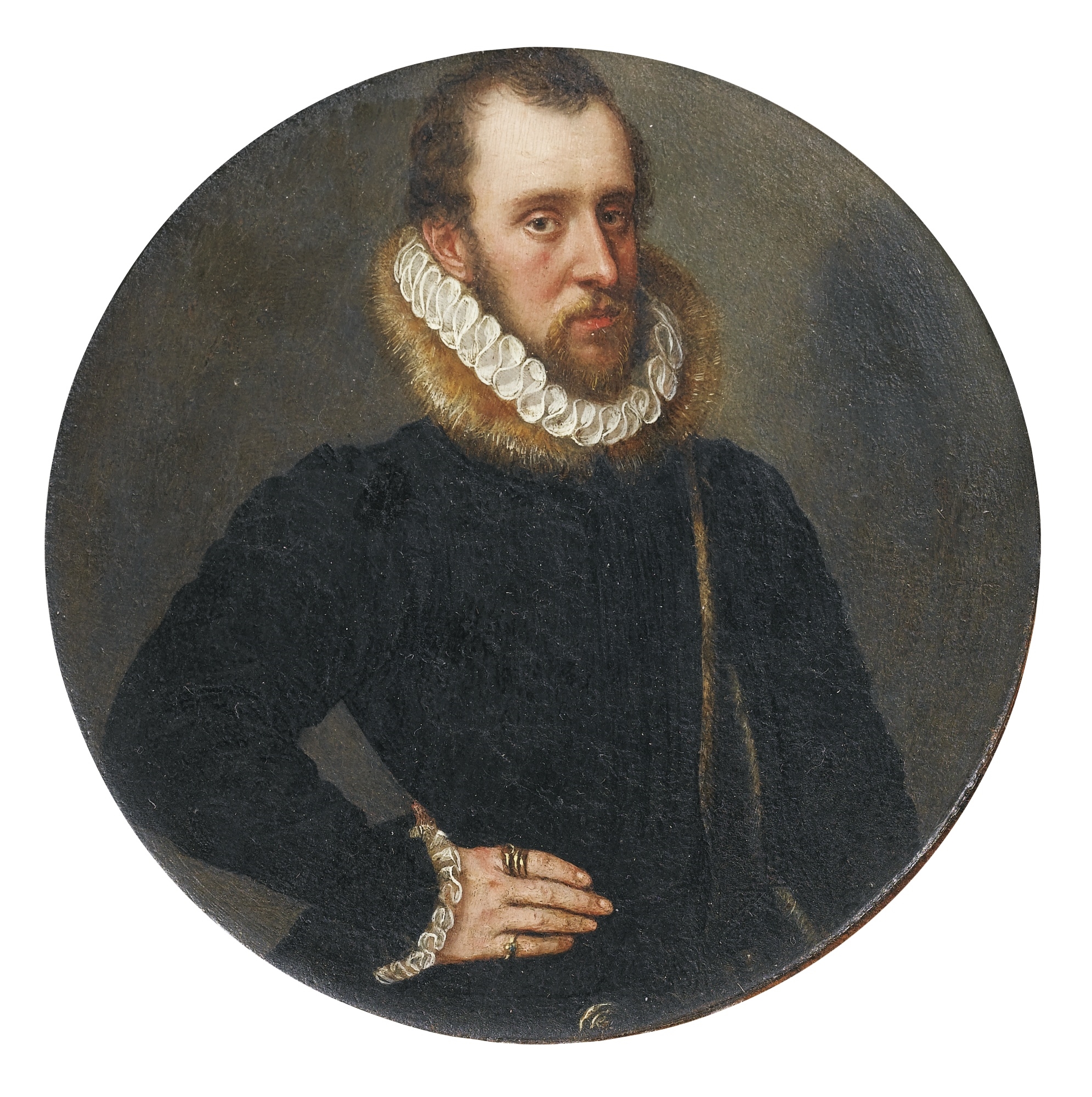 Nicolas Neufchatel | PORTRAIT OF A MAN WITH FRAISE | MutualArt