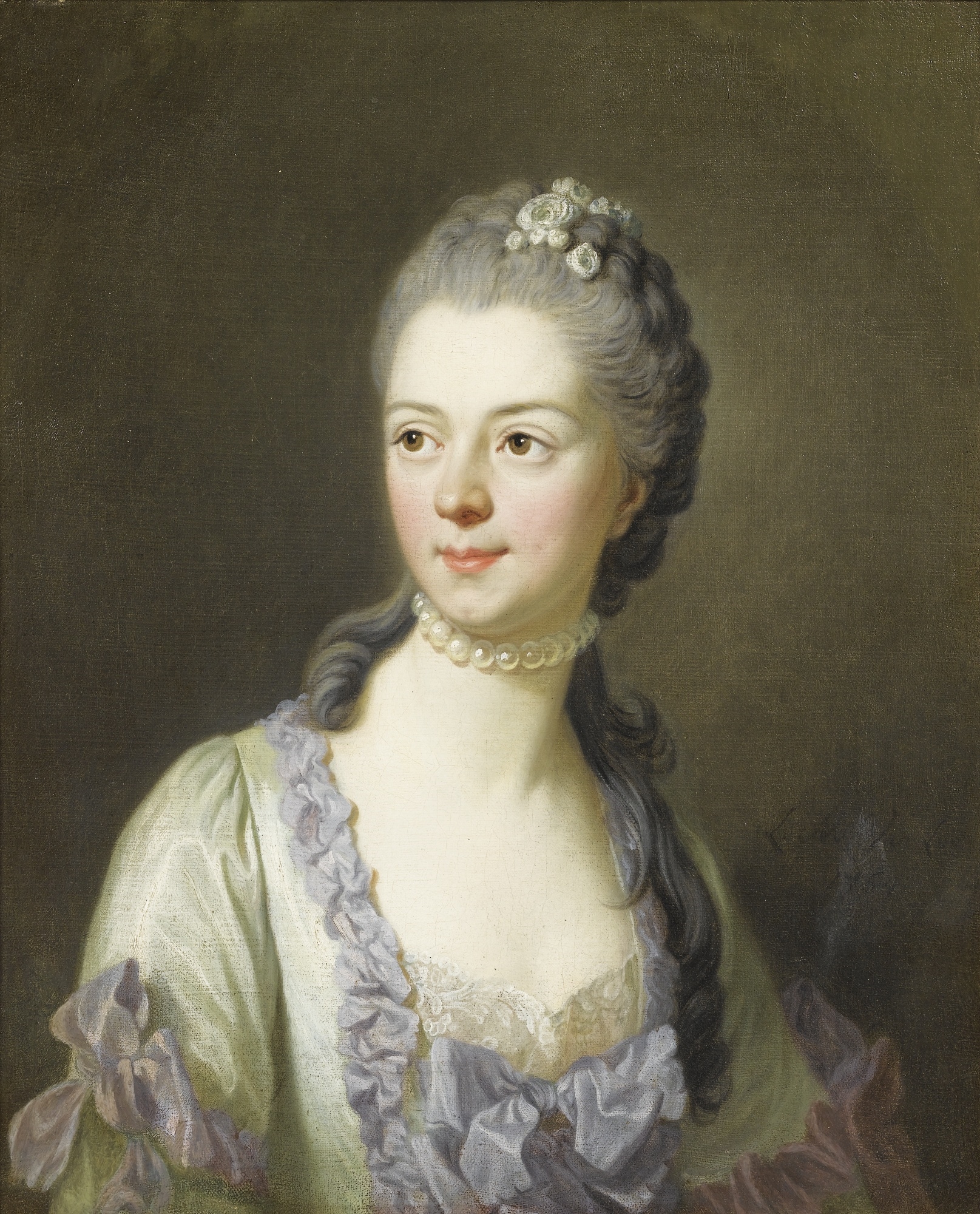 Louis-Michel Van Loo | PORTRAIT OF PRINCESS GALITZINE (1764) | MutualArt