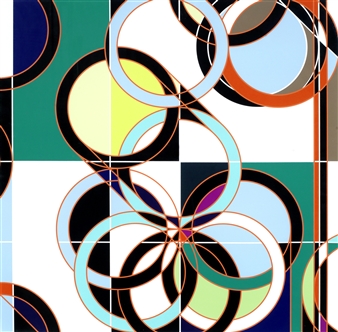 Sarah Morris | Dulles (Capital) (2001) | MutualArt