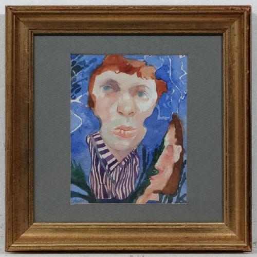 Chris Prewett | Portrait of a red headed man, bust length, with another ...