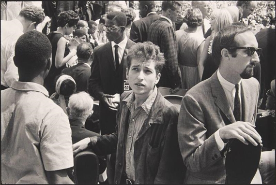 Danny Lyon | Bob Dylan March in Washington 1963 | MutualArt
