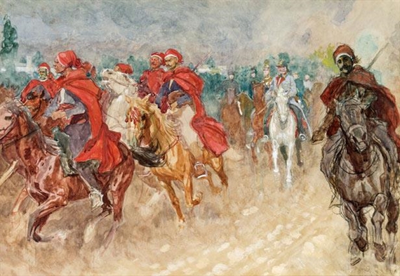 Ludwig Koch | Scene from the First World War | MutualArt