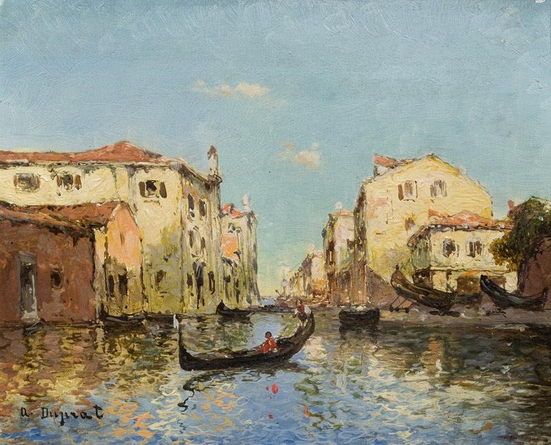 Albert Ferdinand‏ Duprat | Canal in Venice | MutualArt
