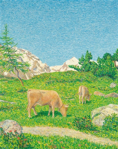Gottardo Segantini | Primavera, Maloja (1938) | MutualArt