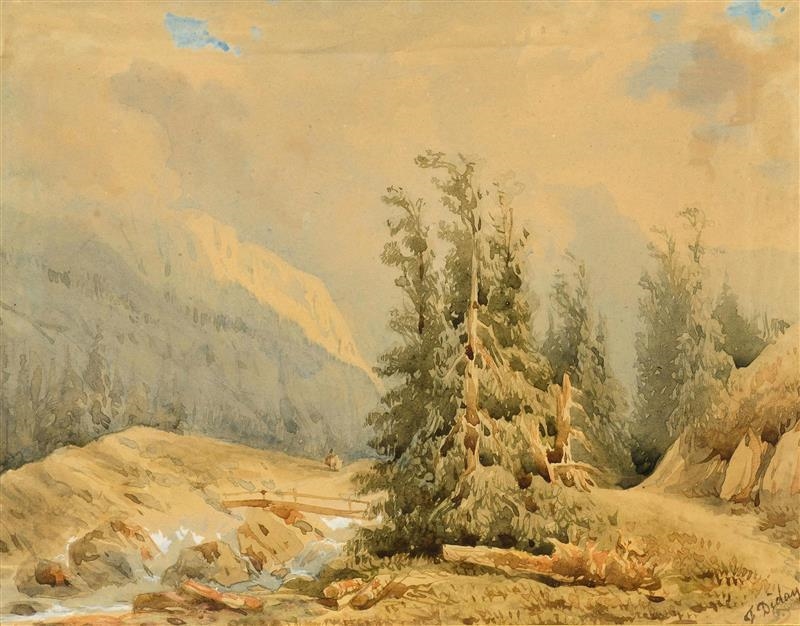 François Diday | Mountain landscape | MutualArt