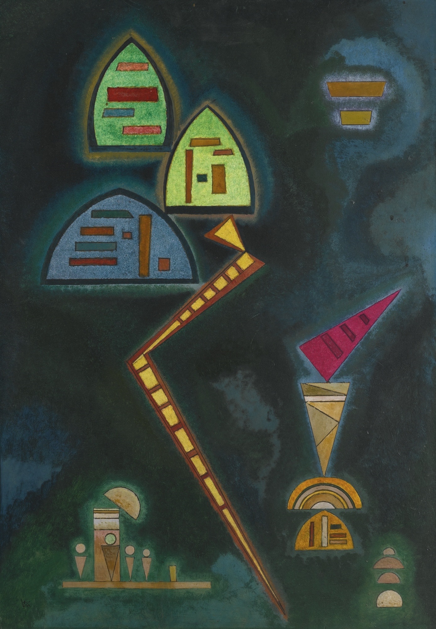 Wassily Kandinsky | Fliessend (1931) | MutualArt