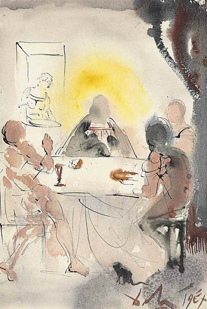 Salvador Dalí | David et Goliath (1 Samuel 17) (1964) | MutualArt