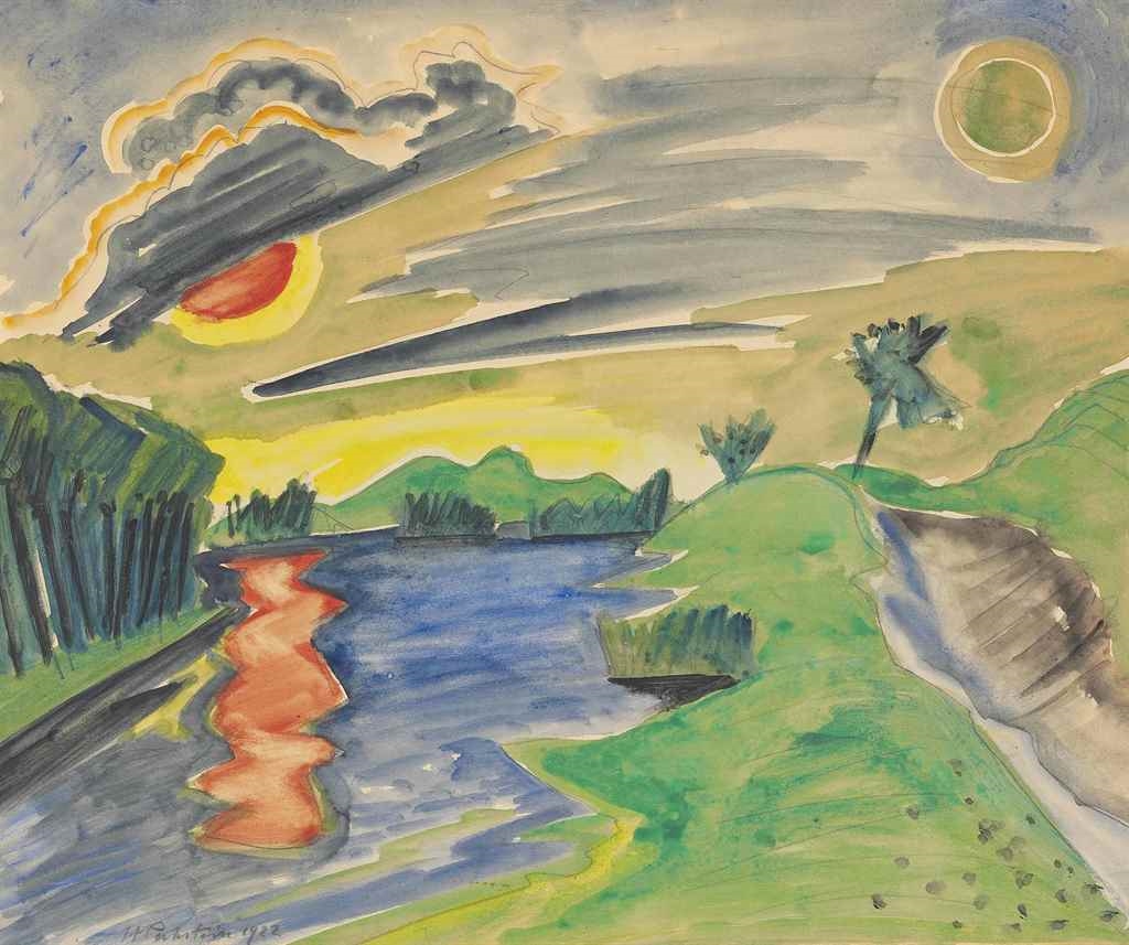 Max Pechstein | Landschaft (1925) | MutualArt