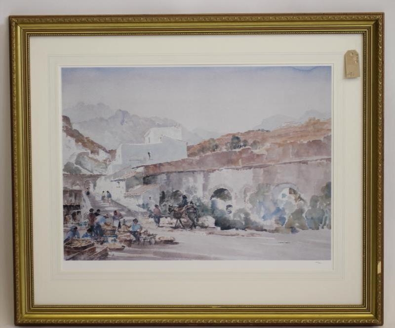 William Russell Flint | Lydia on the Sands | MutualArt