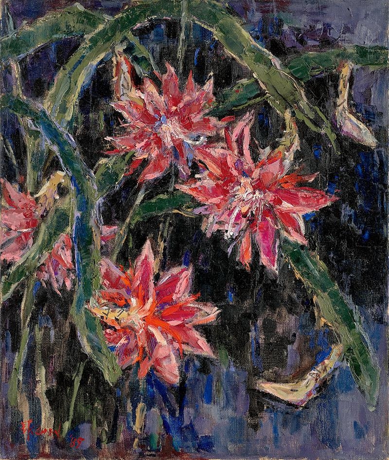 Chen Yin-Hui | Red Flowers (1985) | MutualArt