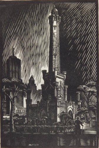 Charles Turzak | Chicago Water Tower (1935) | MutualArt