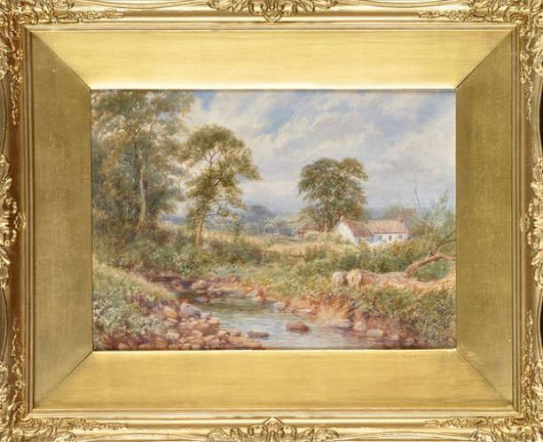 John Wilson Hepple | Two works: River landscapes (1919) | MutualArt