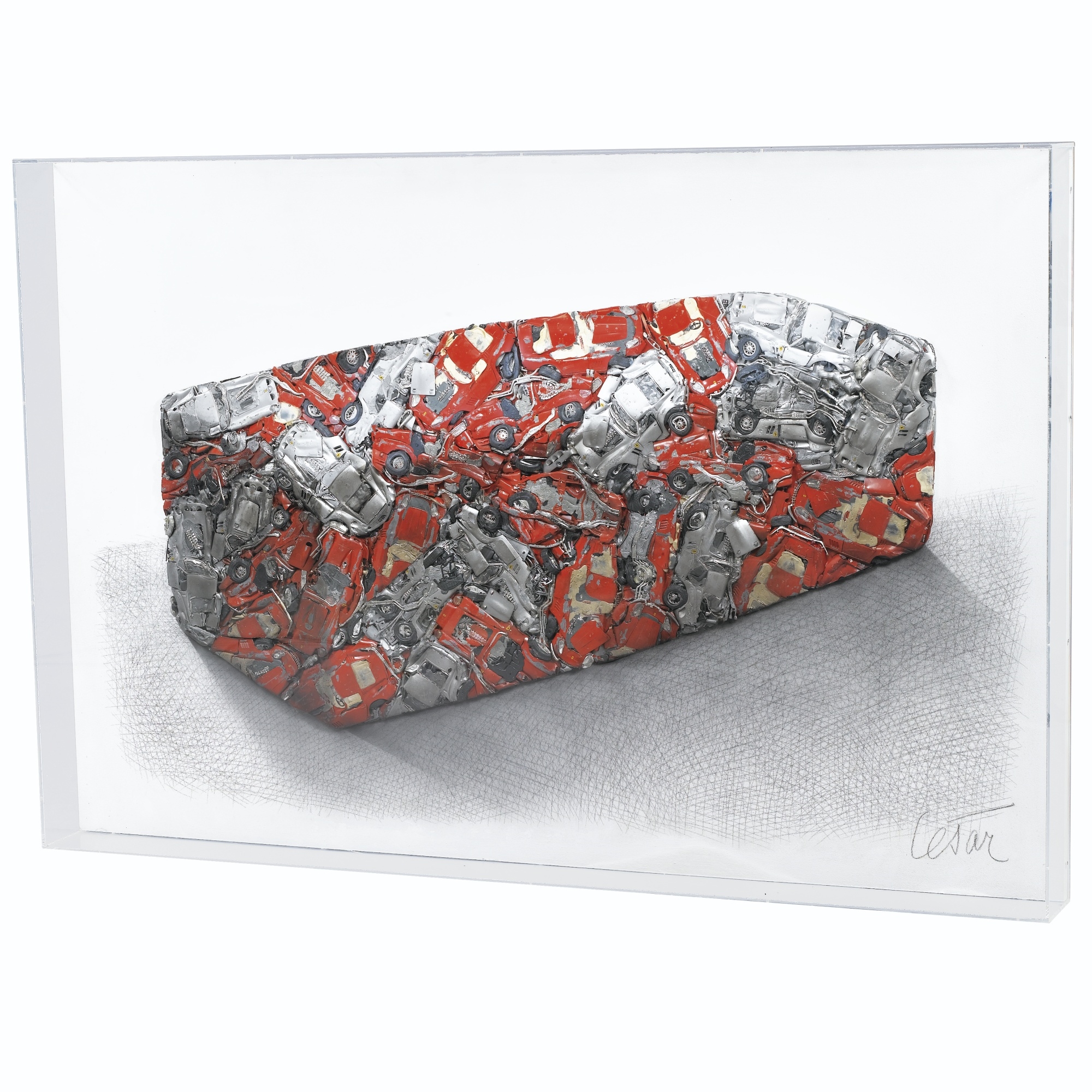 César Baldaccini | PORTRAIT DE COMPRESSION (1990) | MutualArt