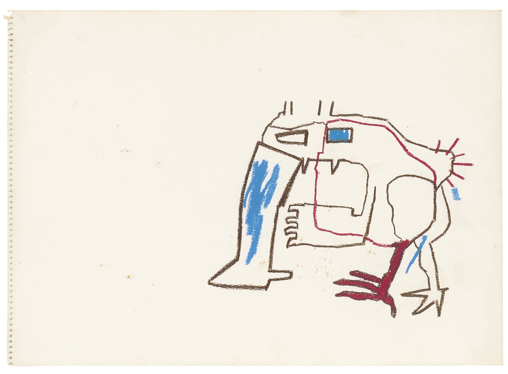 Jean-Michel Basquiat | UNTITLED (ANIMAL) (1981) | MutualArt