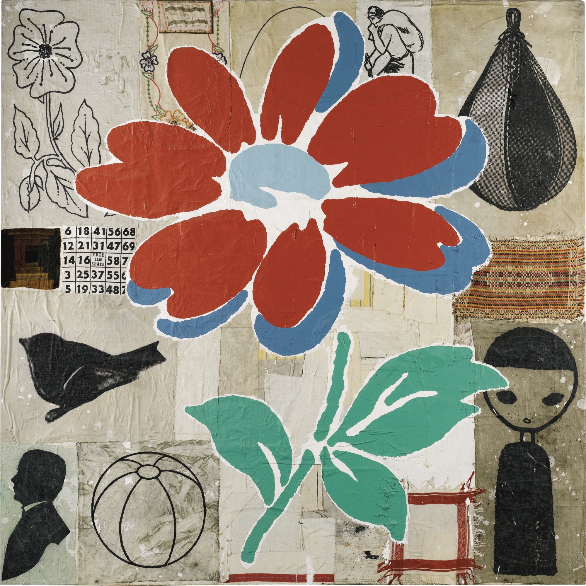 Donald Baechler | STANDARD FLOWER #2 | MutualArt