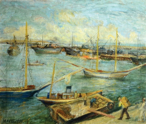 Magal Ben-zion | Port (1936) | MutualArt