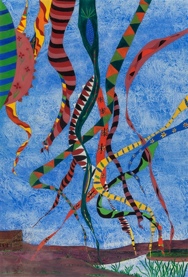 Amy Freeman Lee | Rice Paddy Flags | MutualArt