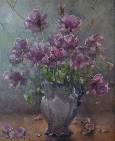 Carole Milton | Still Life Roses | MutualArt