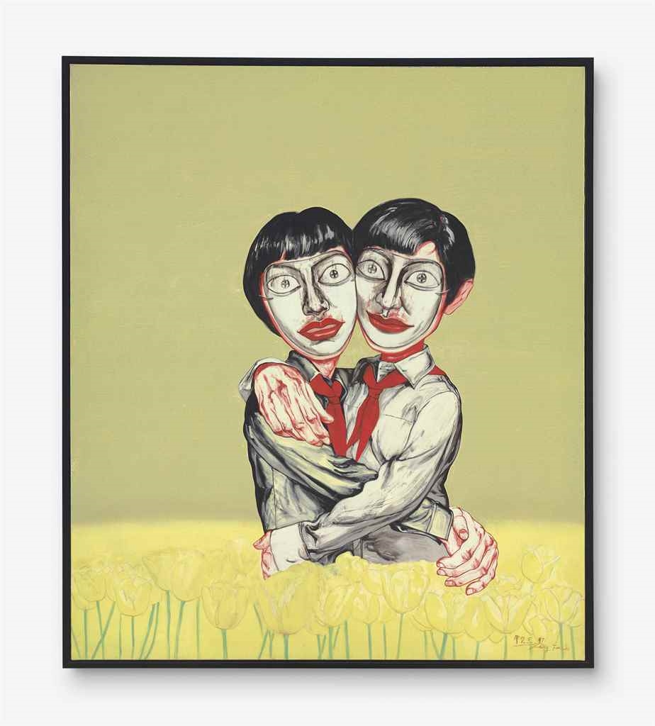 Zeng Fanzhi | Mask Series No. 11 (1997) | MutualArt