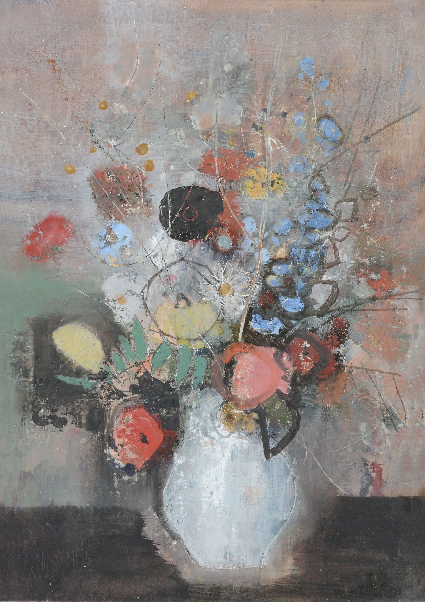 George Hammond Steel | A street view, looking out to the coast | MutualArt