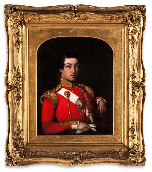 Raja Jivan Ram | Portrait of Major General William Henry Knight, of the ...