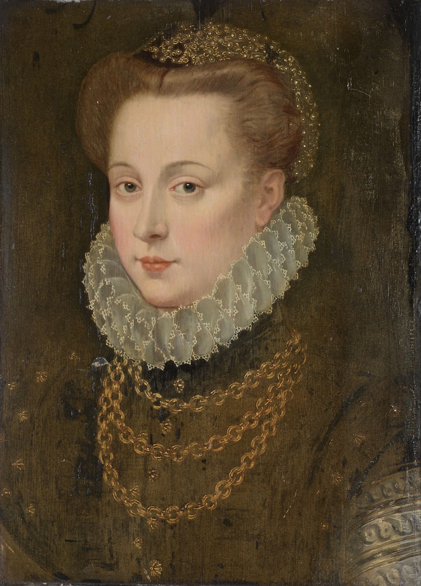 François Clouet | Portrait of a lady, traditionally identified as Mary ...