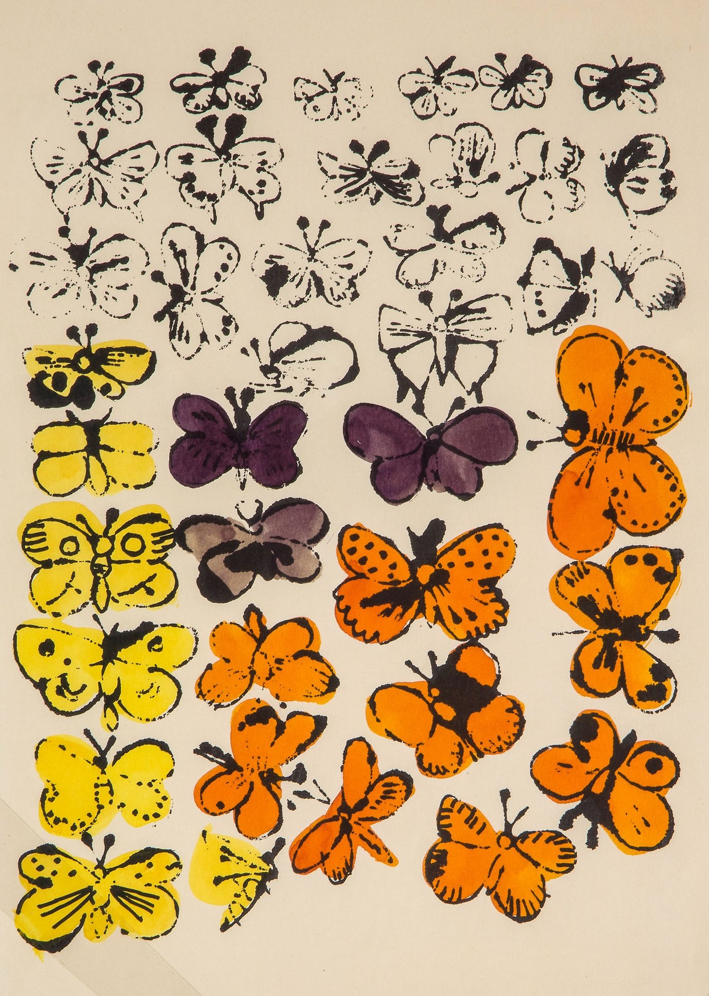 Andy Warhol | Happy Butterfly Day (1955) | MutualArt