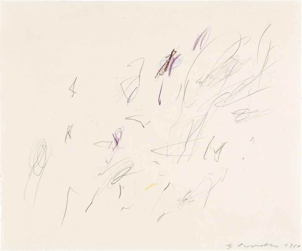 Cy Twombly | Untitled (1957) | MutualArt