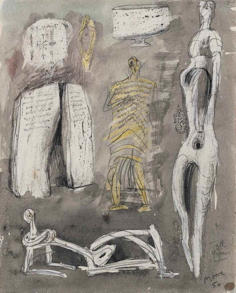 Henry Moore | Recumbent Figure (1948) | MutualArt