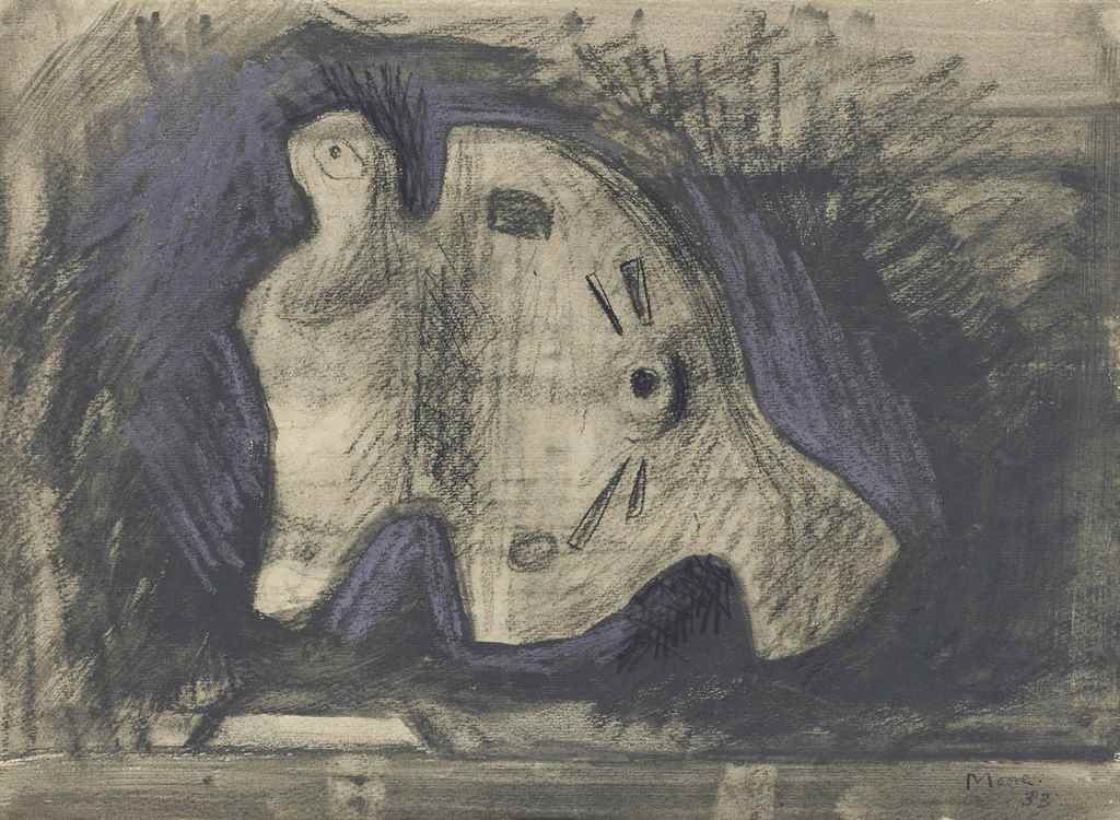 Henry Moore | Recumbent Figure (1948) | MutualArt