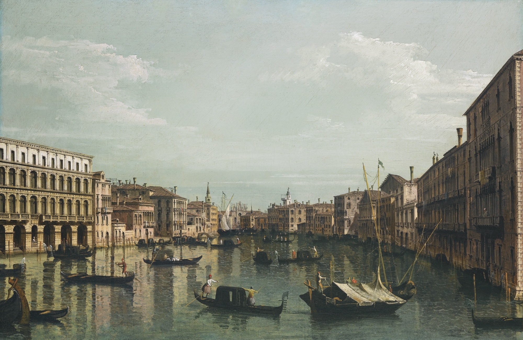 Bernardo Bellotto | VENICE, A VIEW OF THE GRAND CANAL LOOKING SOUTH ...