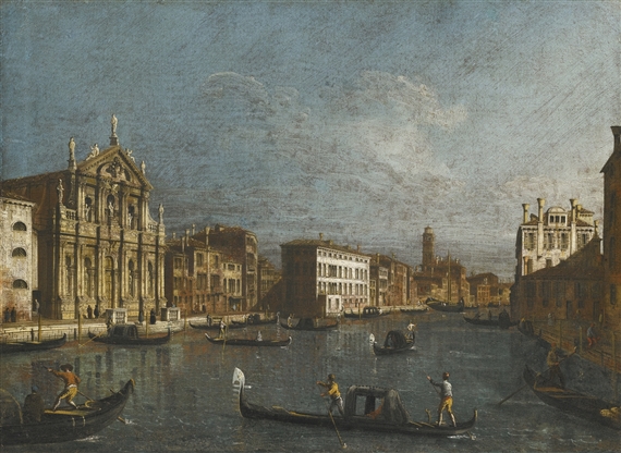 Bernardo Bellotto | Venice, the Grand Canal with the Rialto Bridge seen ...
