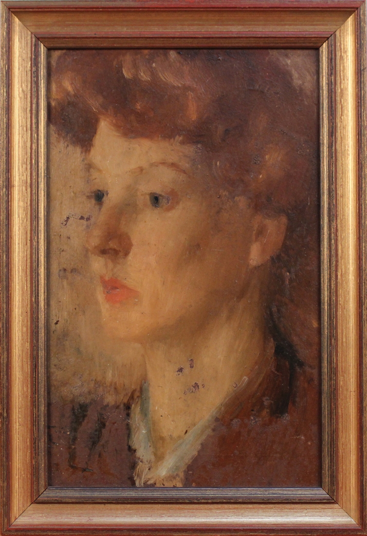 Bernard Dunstan | Portrait of Joyce Elizabeth Waite (1939 - 1941 ...