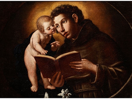 Alessandro Tiarini | SAINT ANTHONY OF PADUA WITH THE VISION OF THE ...