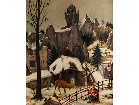 Max Rimbock | WEIHNACHTLICHES INTERIEUR (1936) | MutualArt