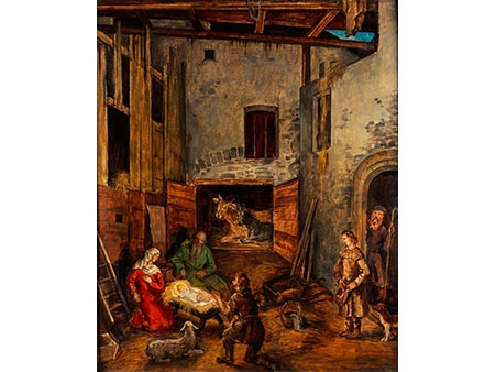 Max Rimbock | DIE ANBETUNG DES JESUSKINDES (1940) | MutualArt