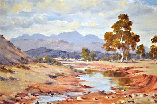 Fred R. Klix | 2 Works: Sunrise on Mt Aleck, Elder Range, Flinders ...