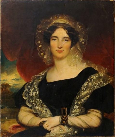 Richard Rothwell | Portrait of Mrs Jane Boswell Tucker 1780-1869, half ...