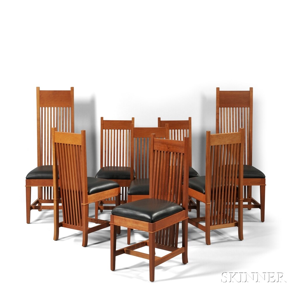 Frank Lloyd Wright | 8 Works: Robie House Dining Chairs (Circa 2007 ...