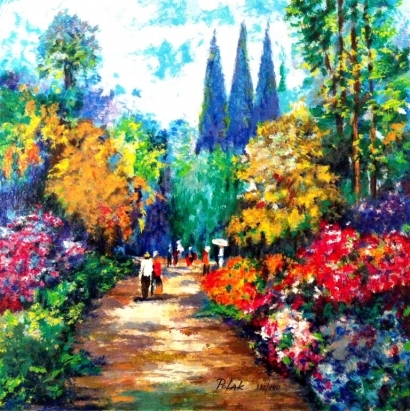 Dimitri Polak | Figures in the Park | MutualArt