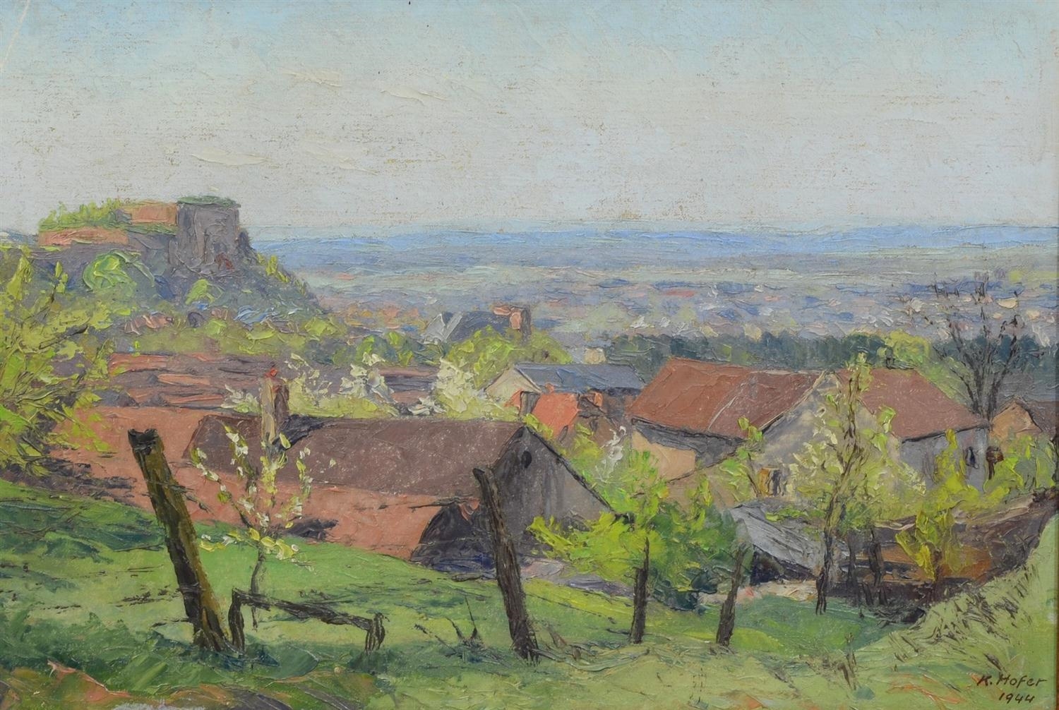 Karl Hofer | Landscape (1944) | MutualArt